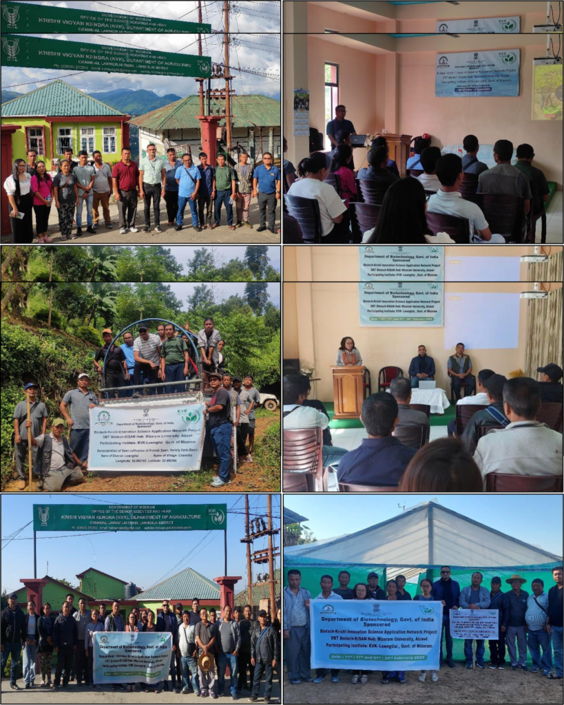 Farmer’s Training Programme – MZU Biotech-KISAN Hub